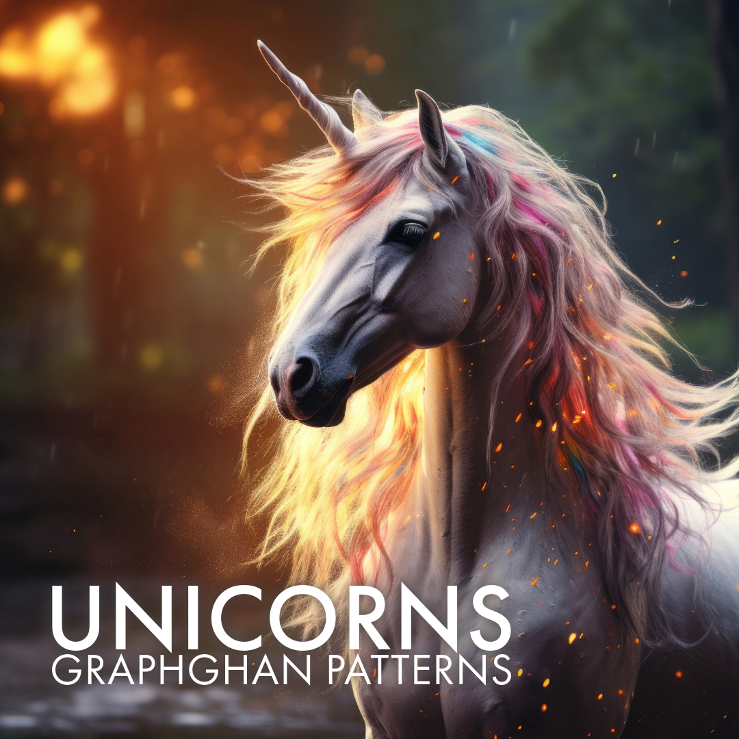 Unicorn Crochet Graphghan Patterns – Geeky Graphghans