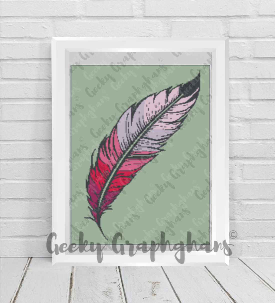 Feather Crochet Graphghan Pattern – Geeky Graphghans