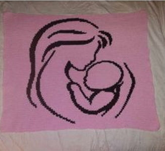 Mother & Baby Crochet Graphghan Pattern – Geeky Graphghans