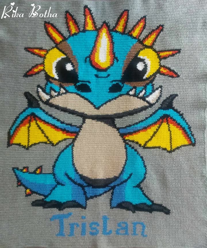 How To Train Your Dragon Crochet Graphghan Patterns – Geeky Graphghans