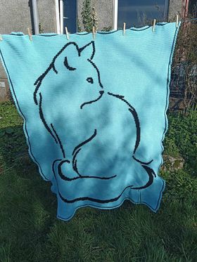 Cat Side Crochet Graphghan Pattern – Geeky Graphghans