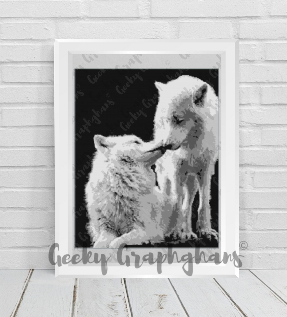 Wolves Crochet Graphghan Pattern – Geeky Graphghans