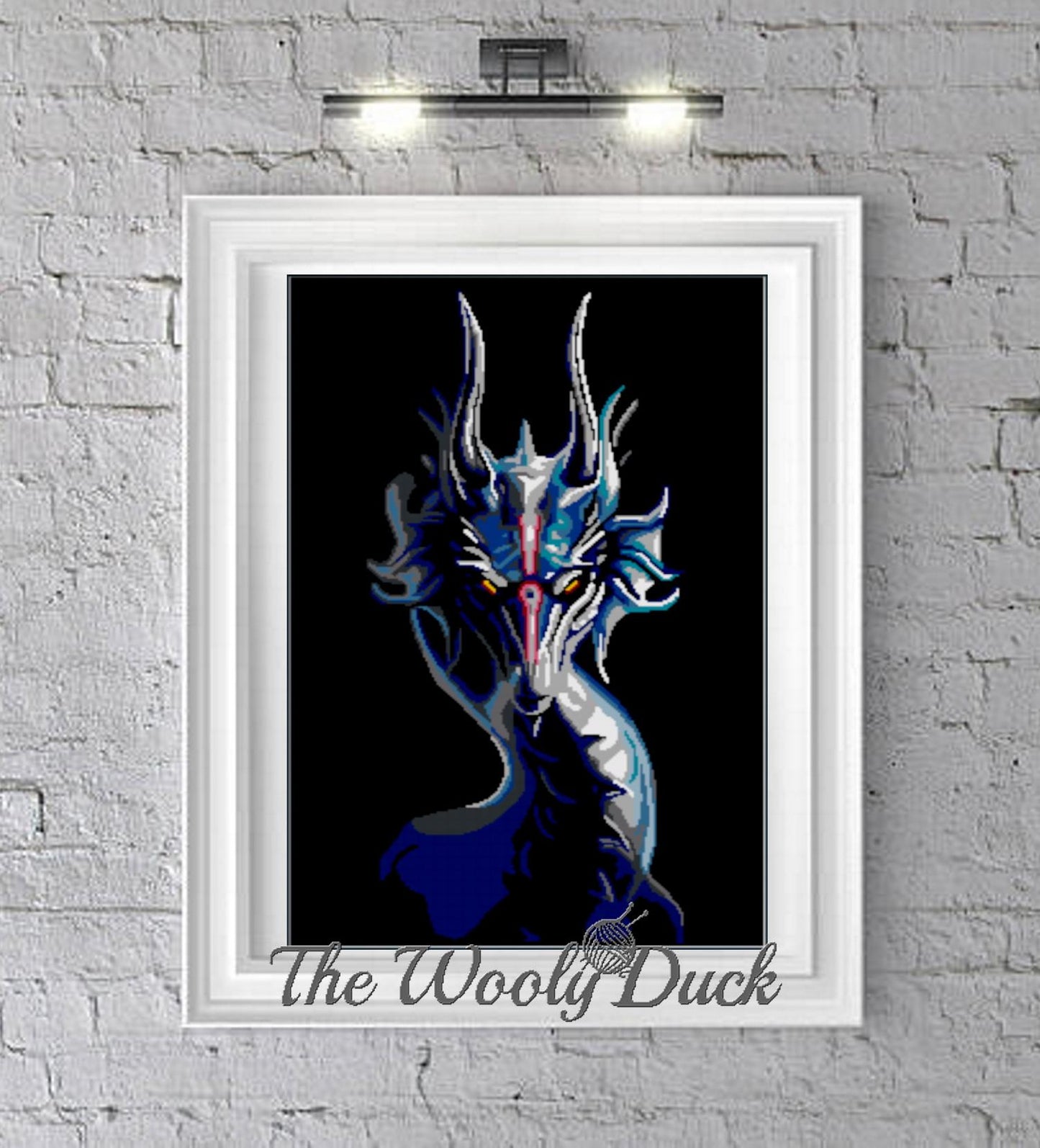 Blue Dragon Crochet Pattern – Geeky Graphghans