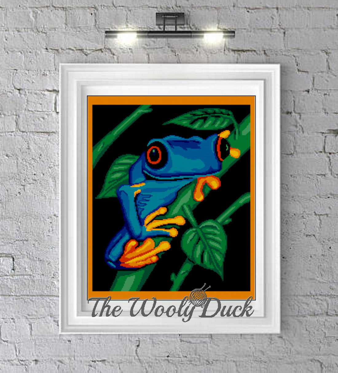 Blue Frog Crochet Graphghan Pattern – Geeky Graphghans