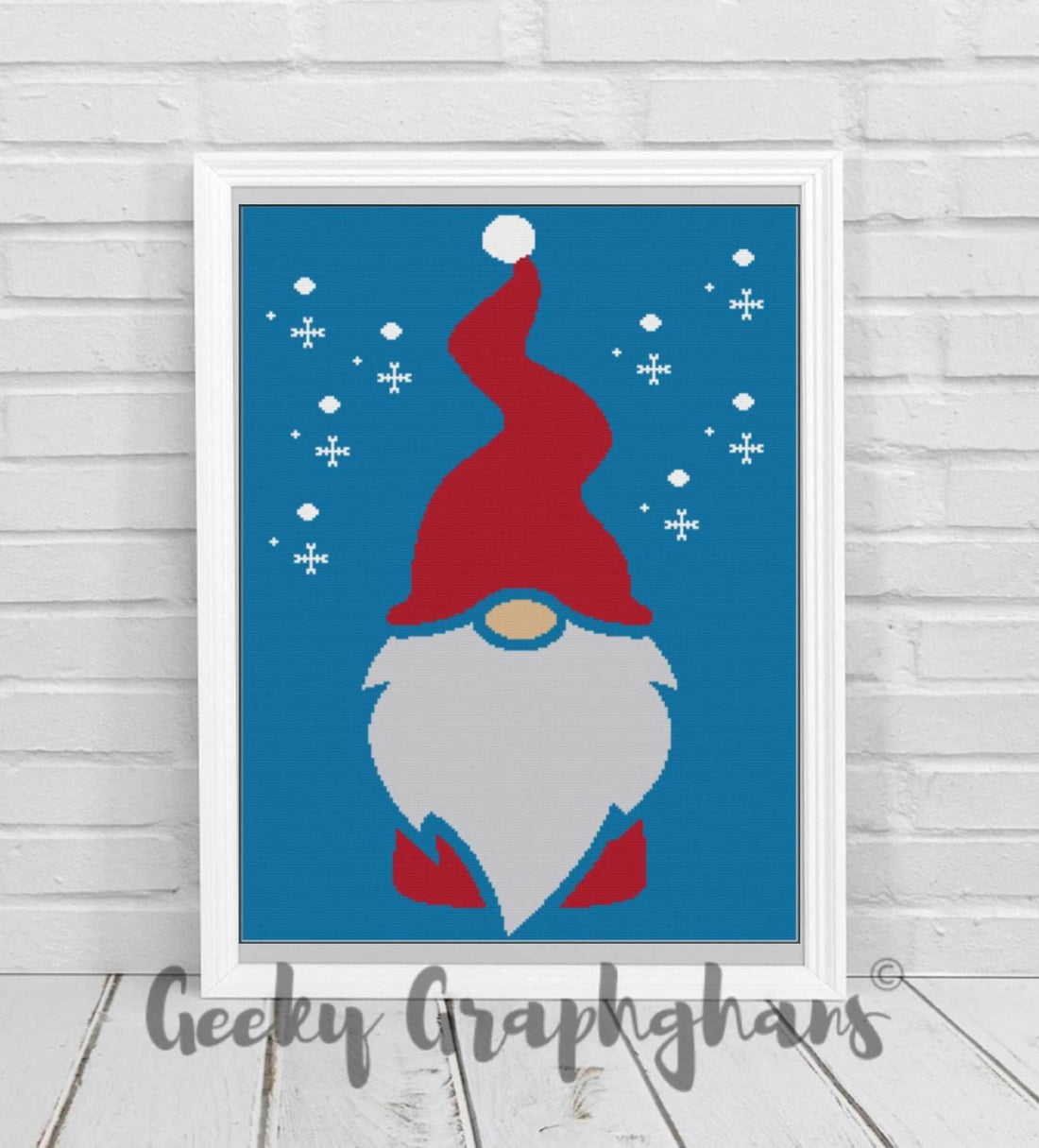 Christmas Gnome Crochet Graphghan Pattern – Geeky Graphghans