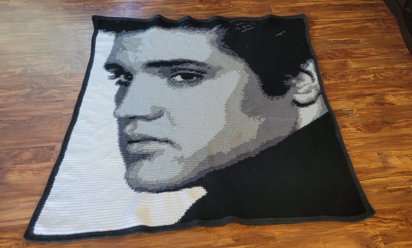 Elvis Aaron Presley Crochet Photoghan Pattern – Geeky Graphghans