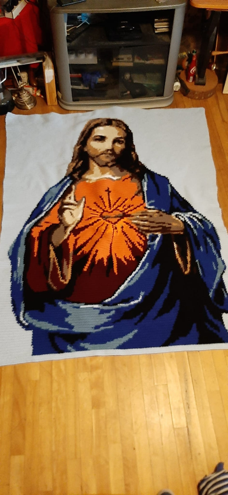 Jesus Christ The Savior Graphghan Pattern – Geeky Graphghans
