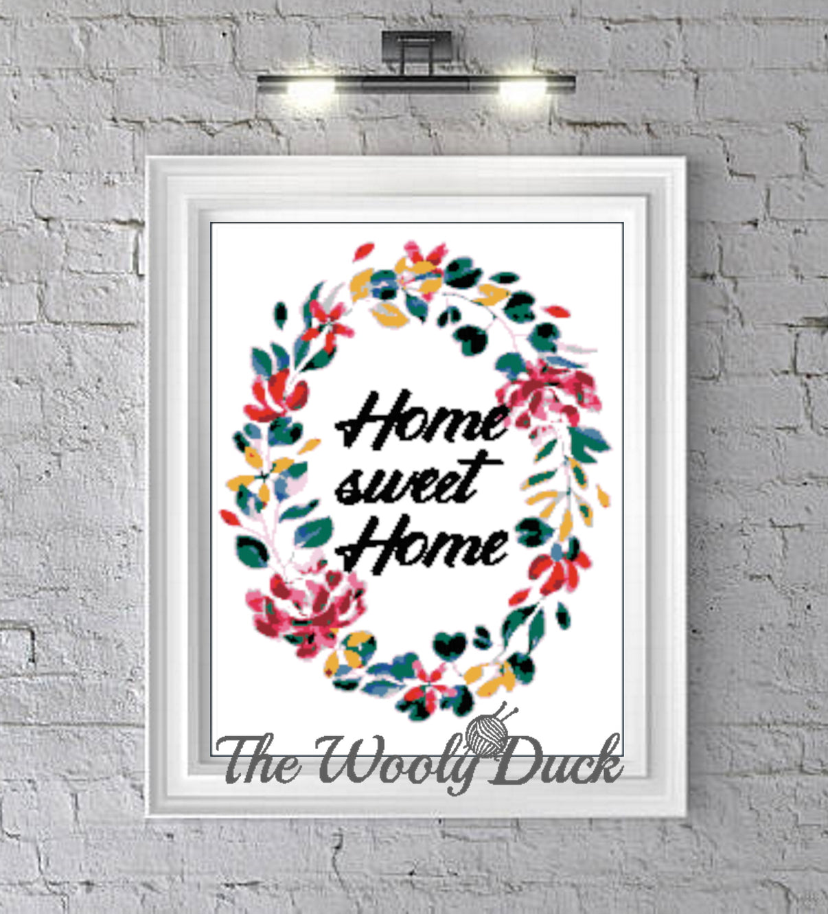 Home Sweet Home Crochet Graphghan Pattern SC 180 x 260 – Geeky Graphghans