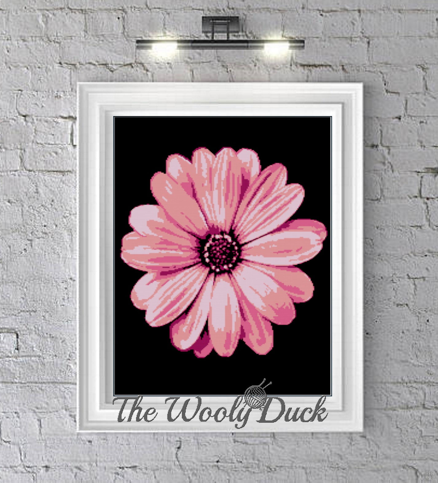 Pink Begonia Crochet Graphghan Pattern – Geeky Graphghans