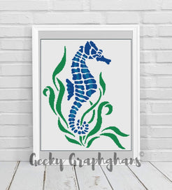 Seahorse Crochet Graphghan Pattern – Geeky Graphghans