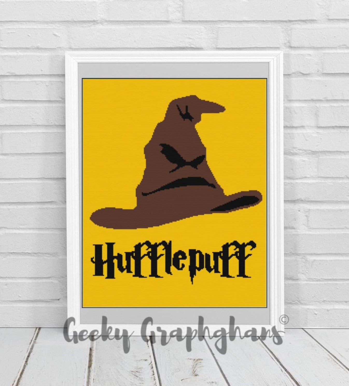 Hogwarts House Sorting Hat Crochet Graphghan Pattern Bundle – Geeky ...