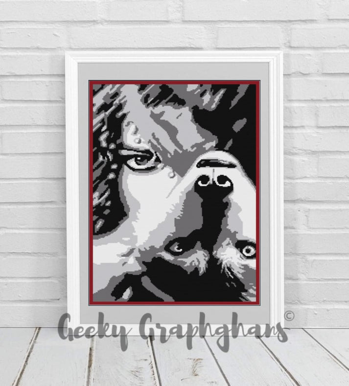 Wolf Girl Crochet Graphghan Pattern – Geeky Graphghans