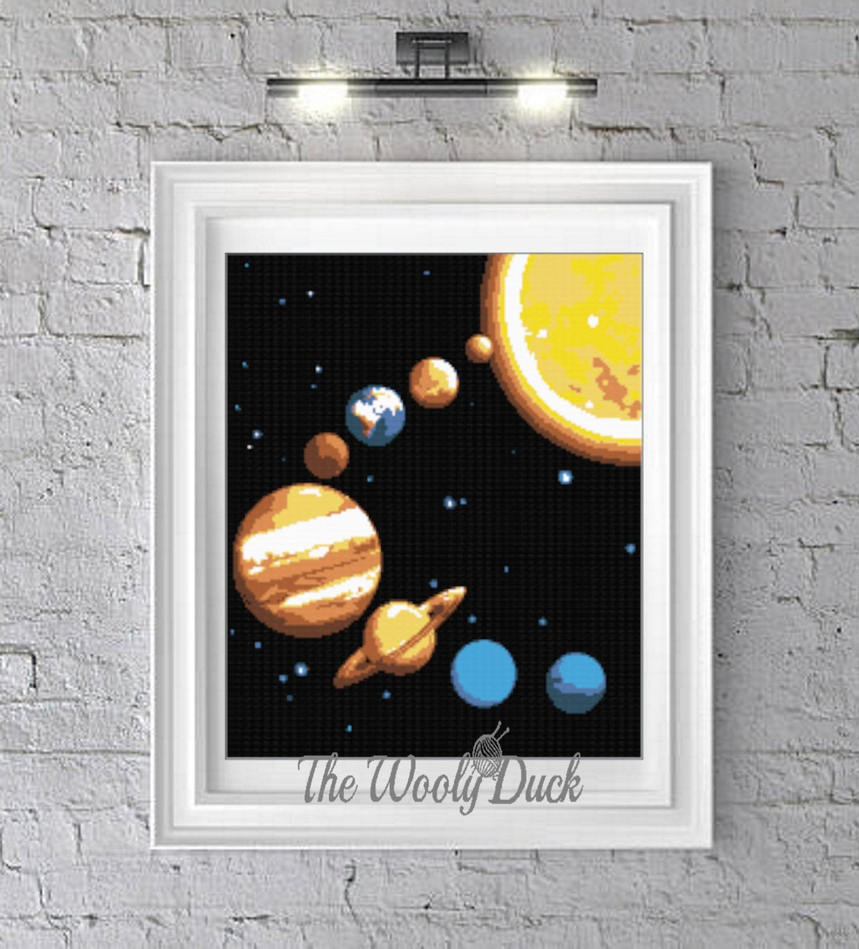 SOLAR SYSTEM inspired graphghan pattern for TSS ( tunisian simple stit ...