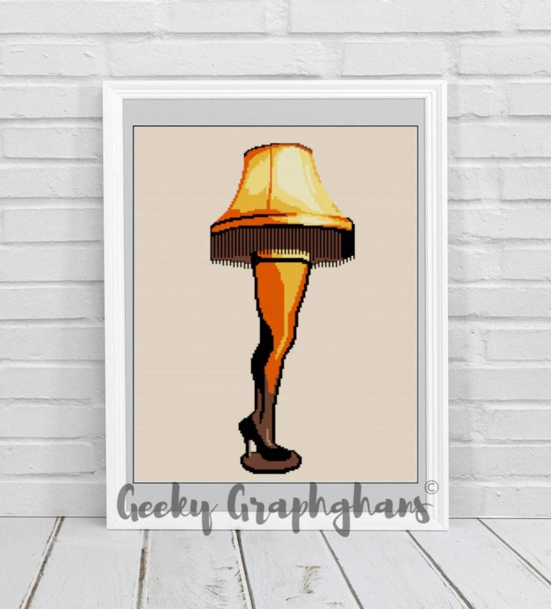 The Leg Lamp Crochet Graphghan Pattern – Geeky Graphghans